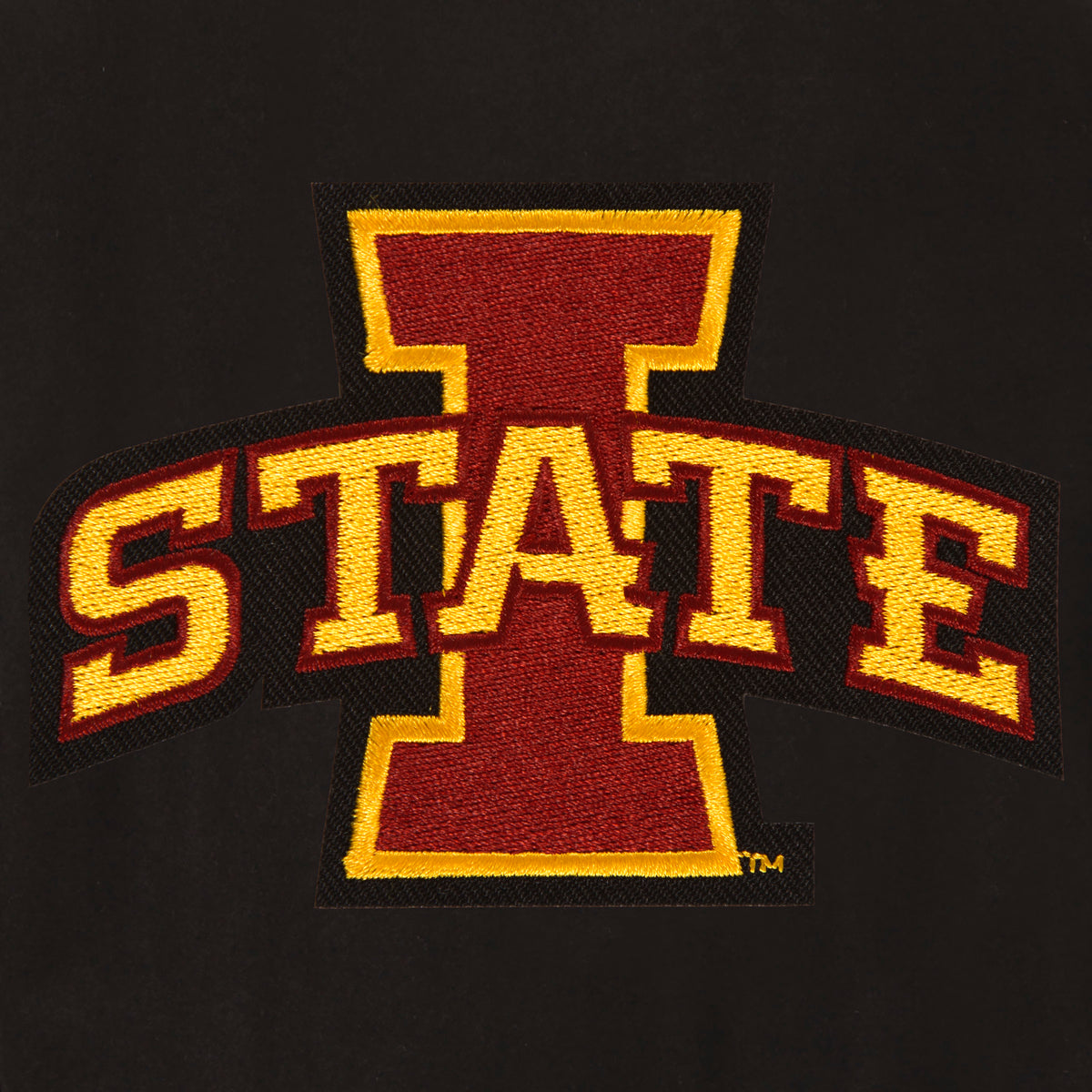 Iowa State Cyclones Wool & Leather Reversible Jacket w/ Embroidered ...