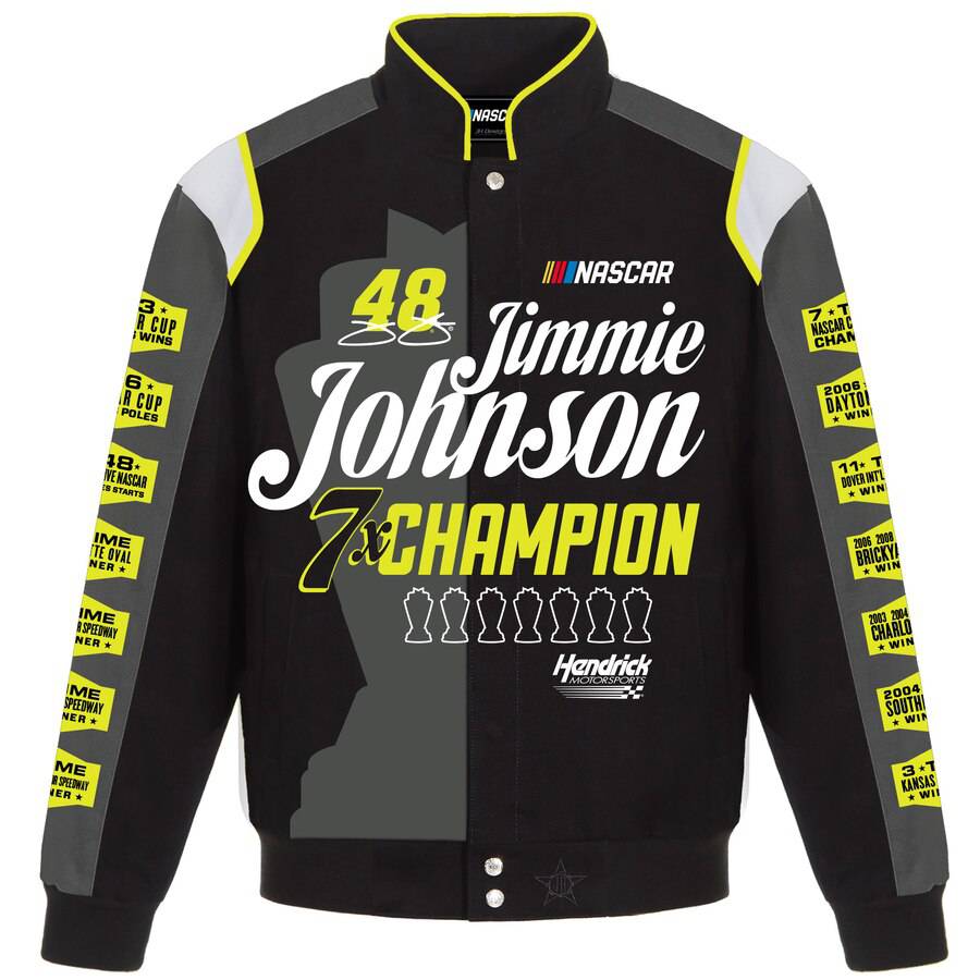 Jimmie Johnson JH Design Special Edition Twill Uniform Jacket - Black ...