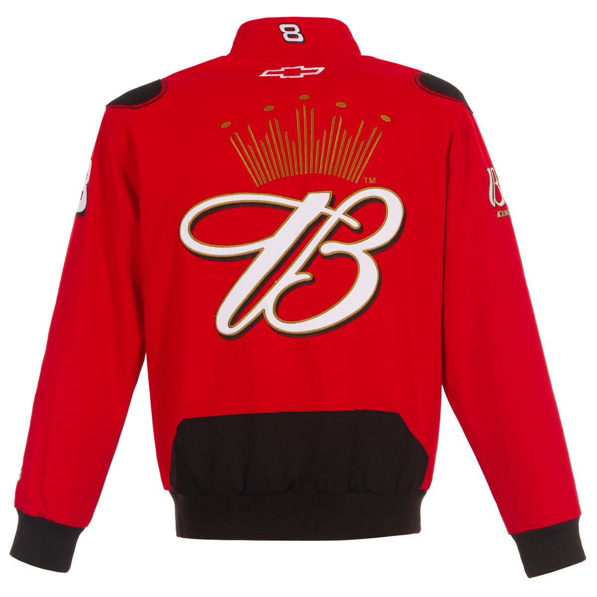 2025 Dale Earnhardt JR Budweiser Uniform Full-Snap Jacket-Red | J.H ...