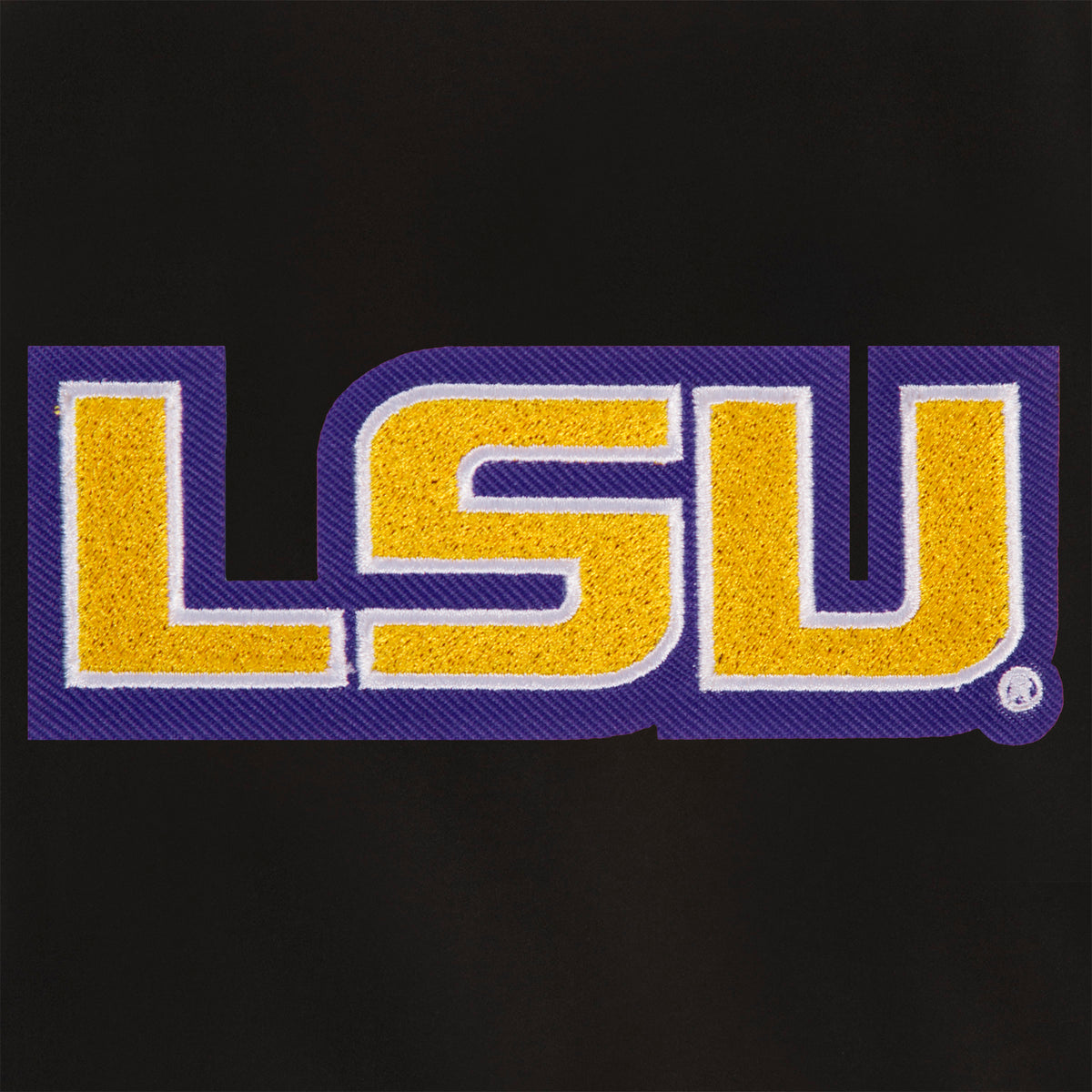 LSU Tigers Reversible Wool Jacket - Black | J.H. Sports Jackets