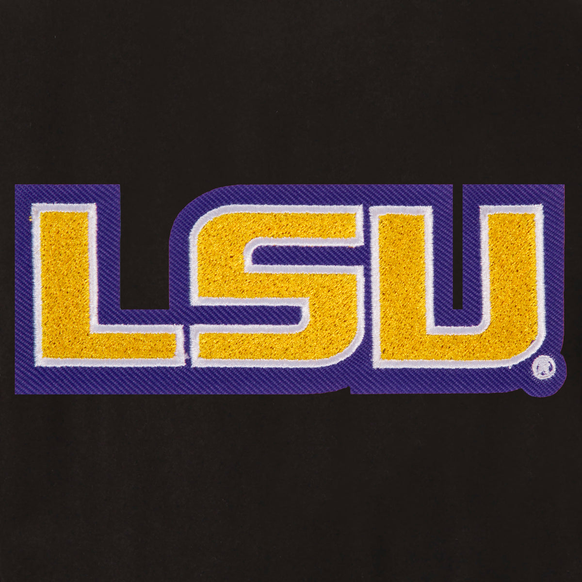 LSU Tigers Wool & Leather Reversible Jacket w/ Embroidered Logos ...