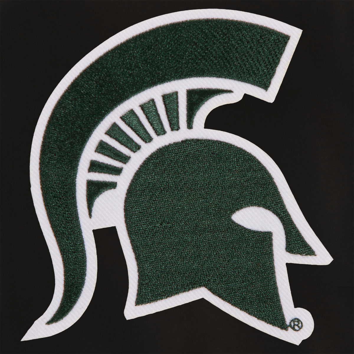 Michigan State Spartans Reversible Wool Jacket - Black | J.H. Sports ...