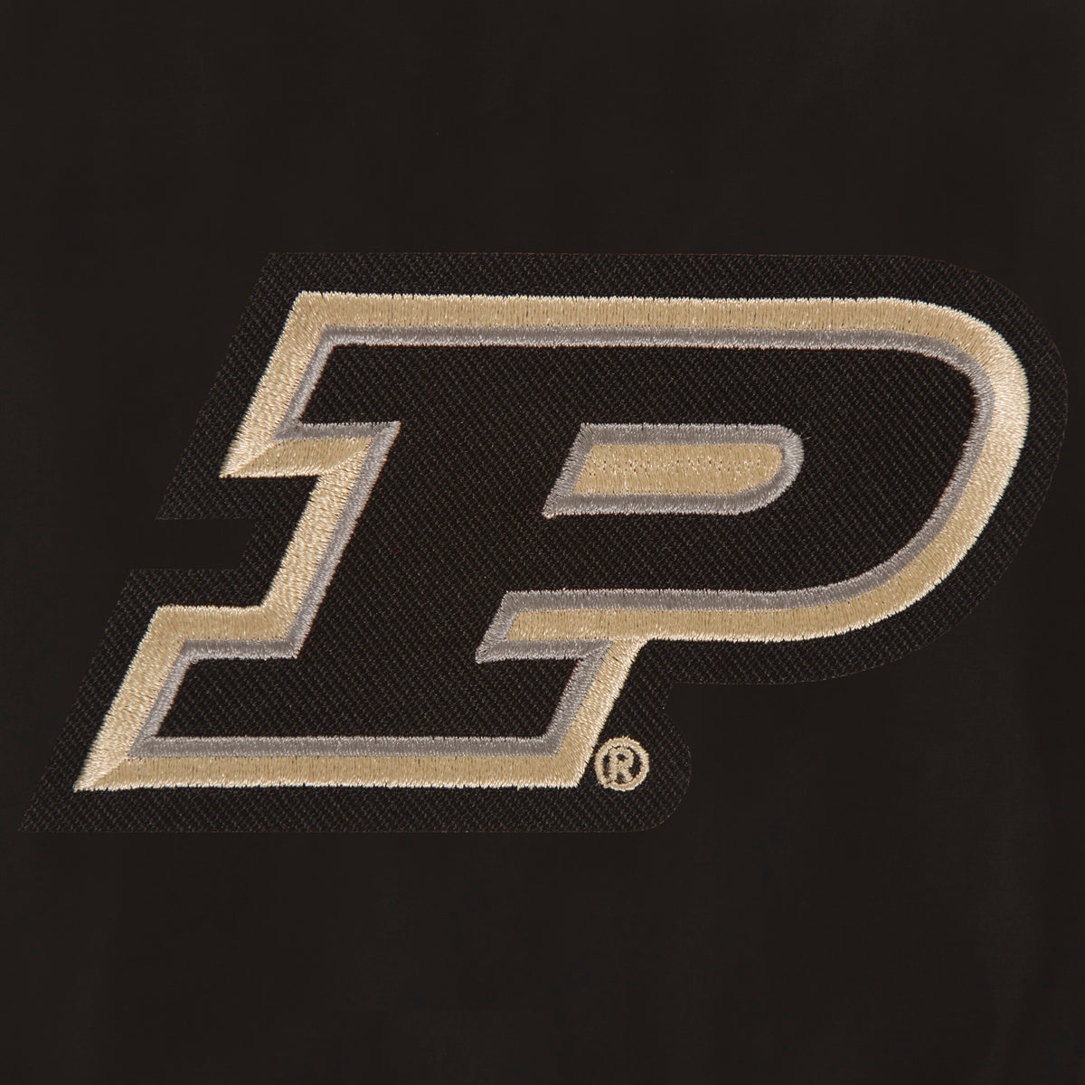 Purdue Boilermakers JH Design Lightweight Nylon Bomber Jacket – Black ...