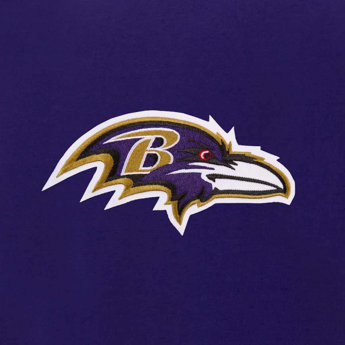 Baltimore Ravens JH Design Reversible Fleece Jacket with Faux Leather ...