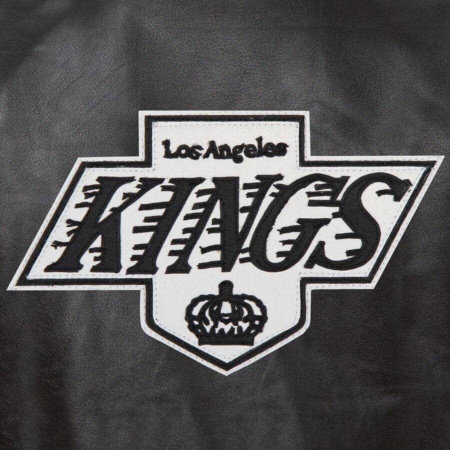 Los Angeles Kings Alternate Logo Full Leather Jacket - Black | J.H ...