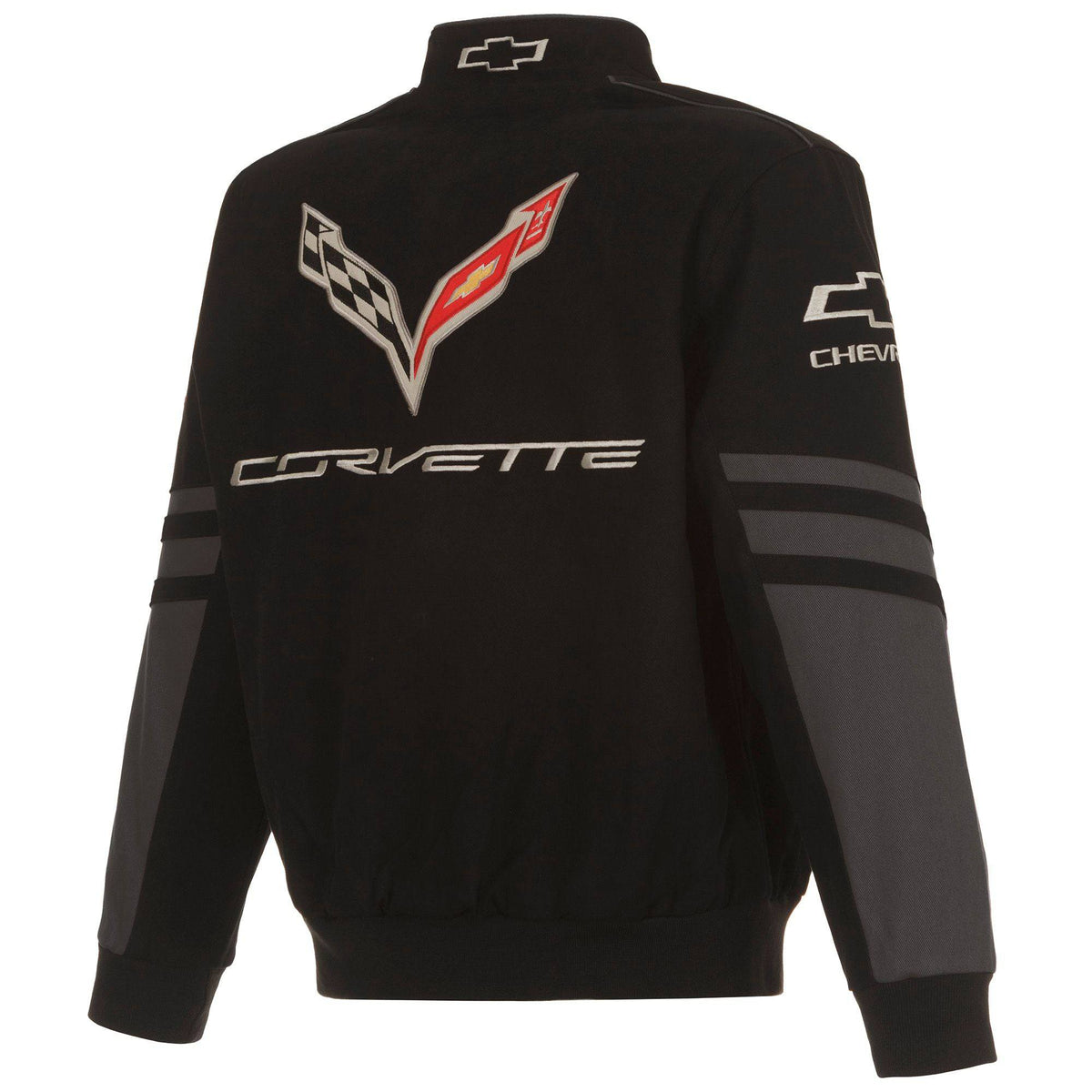 Corvette C7 Embroidered Cotton Twill Jacket - Black